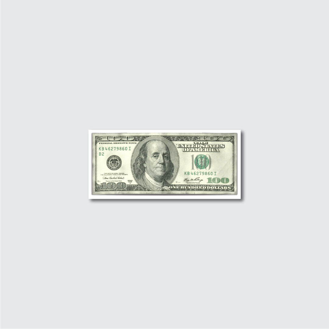 Dollar Bill Sticker – INKTRINX
