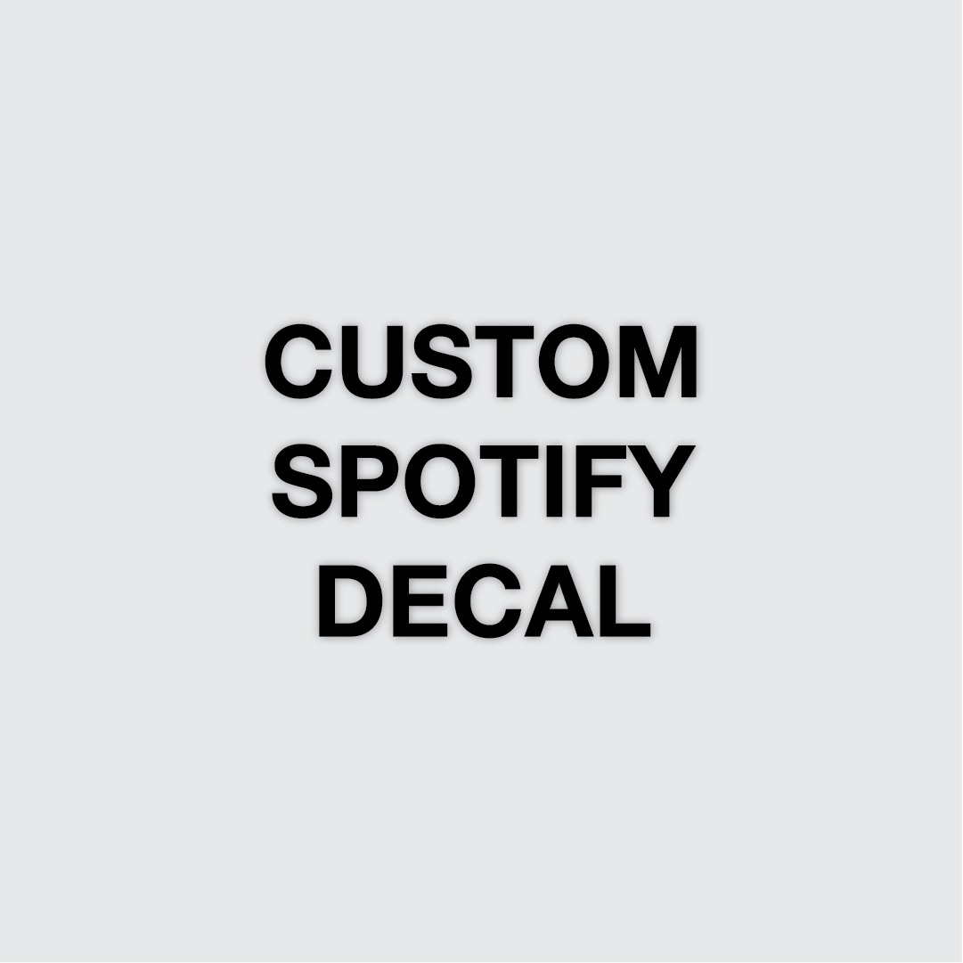 Custom Spotify Decal – INKTRINX
