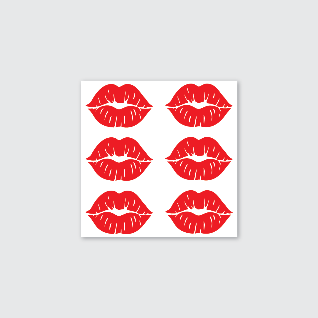 Kissy Lips Decal Sheet – INKTRINX