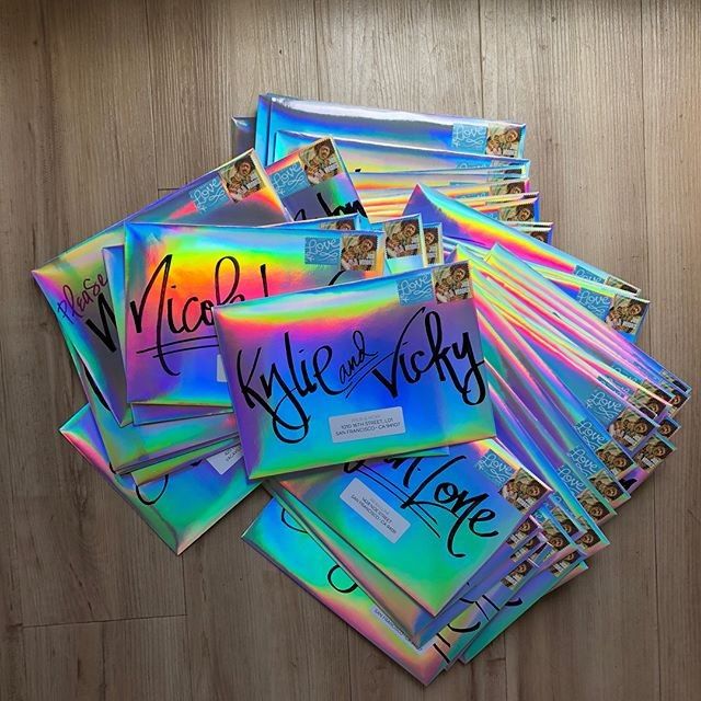 Iridescent Holographic Envelopes – INKTRINX